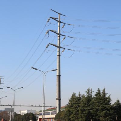 Cina pali tubolari d'acciaio galvanizzati dei pali tubolari d'acciaio del palo di potere del trasformatore di distribuzione della immersione calda in vendita