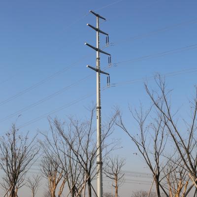 Cina la immersione calda ha galvanizzato il palo d'acciaio tubolare elettrico ottagonale del palo di utilità del metallo del palo in vendita