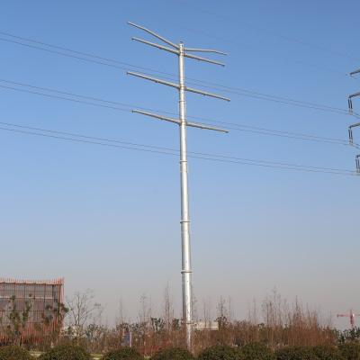 Cina la immersione calda ha galvanizzato il palo d'acciaio tubolare elettrico ottagonale del palo di utilità del metallo del palo in vendita