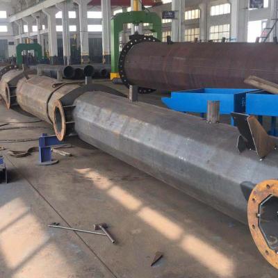 Cina 110kv ha galvanizzato Palo elettrico ad alta tensione Hexadecagon 9m pratici in vendita