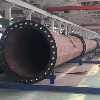 Cina 110kv ha galvanizzato Palo elettrico ad alta tensione Hexadecagon 9m pratici in vendita