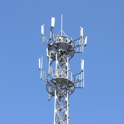 Cina le torri della radiocomunicazione di 45m Q355b hanno galvanizzato tre triangolari forniti di gambe in vendita