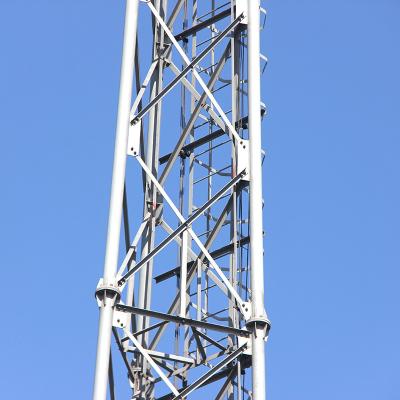 Cina le torri della radiocomunicazione di 45m Q355b hanno galvanizzato tre triangolari forniti di gambe in vendita