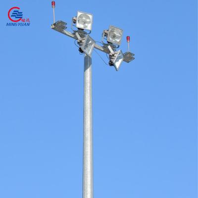 Cina Alto albero palo leggero di Q235b 3-12m tubolari per gli stadi di football americano in vendita