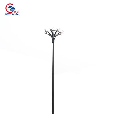 Cina l'iluminazione pubblica solare Q235b dell'alto albero di 15-55m ha galvanizzato Palo con il sistema di sollevamento automatico in vendita