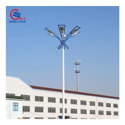 Cina l'iluminazione pubblica solare Q235b dell'alto albero di 15-55m ha galvanizzato Palo con il sistema di sollevamento automatico in vendita