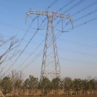 China Galvanized Q235b Electric Tower Power Lines High Voltage Angular Tower for sale