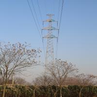 China Galvanized Q235b Electric Tower Power Lines High Voltage Angular Tower for sale