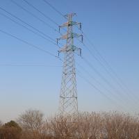 China Q345b Galvanized High Tension Electric Tower Angular Distribution for sale