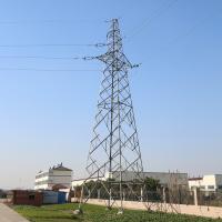 China Q345b Galvanized High Tension Electric Tower Angular Distribution for sale