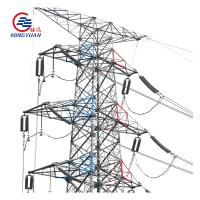 China Q345b Galvanized High Tension Electric Tower Angular Distribution for sale