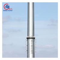 China Hot Dip Galvanized Electric Power Pole Galvanized Octagonal Utility for sale