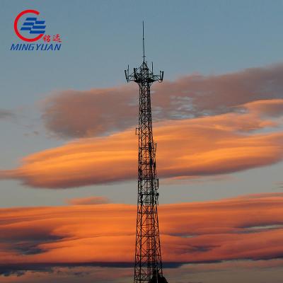 Cina Hot Dip Galvanized Tubular Steel Tower A36 Pole Monopole Angular Telecommunication in vendita