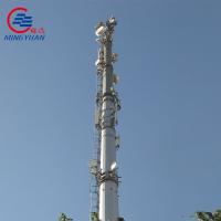 China 30m Self Standing Tower Galvanized Telecom Antenna Mast for sale