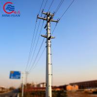 China 33kv 35kv Transmission Line Octagonal Electrical Pole for sale