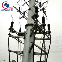 China 33kv 35kv Transmission Line Octagonal Electrical Pole for sale