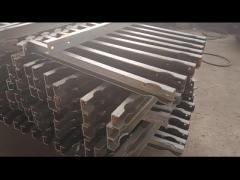Galvanized Transmission Line Electric Lattice Tower 120KM/H Hot Dip Q355B