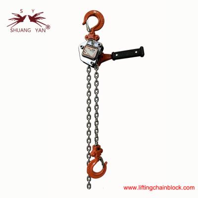 China Mini 0.25 Ton Galvanized Chain Lever Block Ratchet Chain Hoist for sale