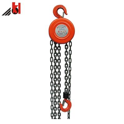 China Aço do ISO 9001 1 bloco de Ton Round Lifting Manual Chain à venda