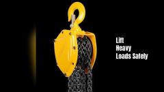 Heavy Duty Lever Chain Hoist 1.5 Ton Yellow