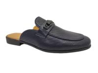China Men Croc Print Horsebit Mules for sale