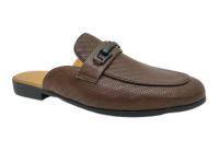 China Men Croc Print Horsebit Mules for sale