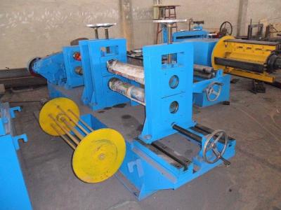 China Automatic Steel Simple Slitting Machine For Coil Plate 4mm Thick , 1250mm Width for sale