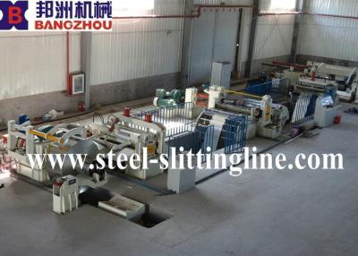 China Hydraulic Steel Slitting Line For Coil Plate 3mm Thick , 1600mm Width for sale