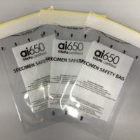 China 95kPa Biohazard Specimen Transport Bag 150mm x 240mm for Dangerous Goods Air Transport for sale