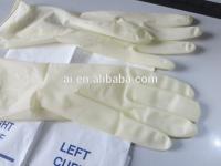 China AQL1.5 Surgical Vinyl Hand Gloves 100pcs per Box Natural Color for sale