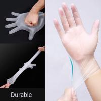 China PVC Clear Stretchable Disposable Hand Gloves 240mm Length Customized Powder Free for sale