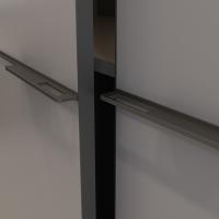 China ODM Solid Square 12 Inch Cabinet Pulls Modular Kitchen Handles Bar for sale