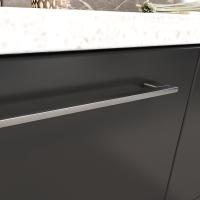 China 200mm 228mm Matte Black Cabinet Hardware Handles Pulls Bulk for sale