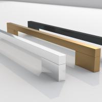 China Hardware Kitchen Black Modern Aluminium pull kitchen handles for sale