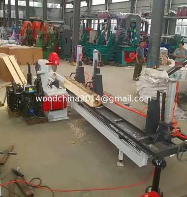 China 2 Blade Circular Sawmill 7.5Kw 40cm Wood Cutting Sawmill Machine for sale