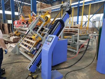 China USA Style Wood Pallet Nailing Machine Wood Pallet Making Production Line for sale