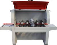 China Double Spindle Multi Rip Saw Machine 400mm Cutting Width 160mm Thickness for Panel Cutting for sale