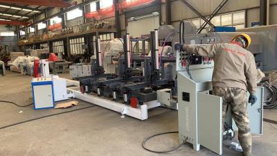 China Heavy Duty Circular Twin Blades Lumber Saw Mill Auto Feeding Sawmill Machine for sale