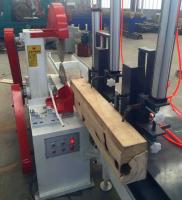China Twin Blade Circular Sliding Table Sawmill 400mm Diameter 7.5KW Motor for Heavy Duty Round Log Cutting for sale