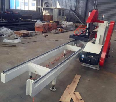 China log sawmill machine -heavy duty Double Circular Blades Sawmill with log carriage for sale