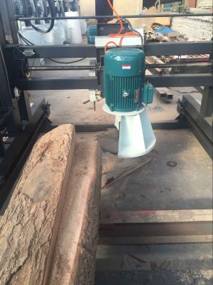 China DS2000 Automatic Double Blades Circular Sawing Swing Blade Saw Mill Machine for sale