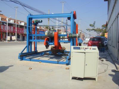 China DS2000 Automatic Double Blades Circular Sawing Swing Blade Saw Mill Machine for sale
