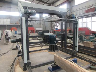 China Automatic CNC Portable Swing Blade Sawmill For Cutting Wood,Double Blades Circular Wood Machine Saw for sale