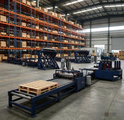 China High-Efficiency EPAL European Standard Automatic Wood Pallet Production Line | 50-80 Pcs/h Capacity for sale