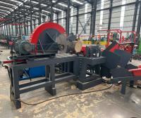 China 50 Ton Hydraulic Thrust Mobile Fully Automated Firewood Processor 600mm Log Diameter for sale