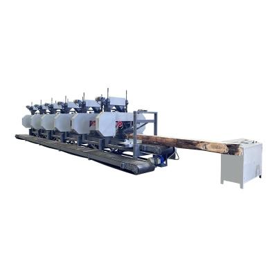 China Multi-head Horizontal Resaws with 2 to 300mm Sawing Height and 700mm Saw Wheel Diameter for sale