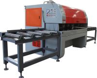 China Two Shaft Multi Rip Saw Machine 380V 3PH 30KW Heavy Duty Wood Cutting for sale