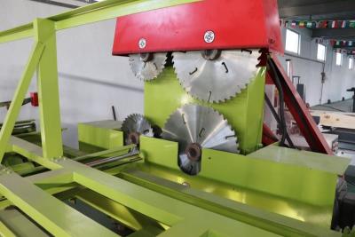 China 4 Shaft Multi Blade Circular Wood Saw with Auto Log Carriage for sale