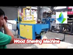 Máquina automática de barbear de madeira de eixo espiral Moinho de barbear de madeira