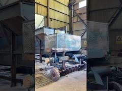 500mm Dia Wood Debarker Tree Bark Stripping Machine Heavy Duty Single Roller